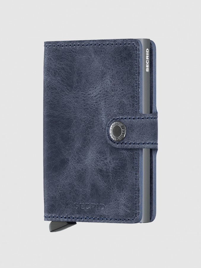 Wallet Man Secrid Dark blue - SVMVINTAGE.68 - Mellmak