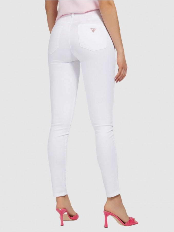 Pants Woman Guess White - W1GAJ3W93CE.1 - Mellmak