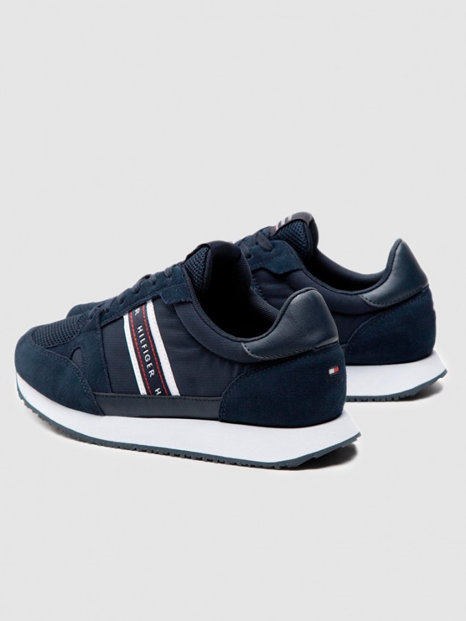 Sapatilhas Homem Tommy Jeans Azul Marinho - FM0FM04023.38 - Mellmak