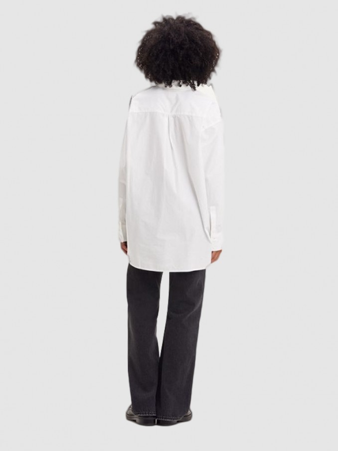 Camisa Mulher Nola Menswear Levis Branco - A33620000.1 | Mellmak