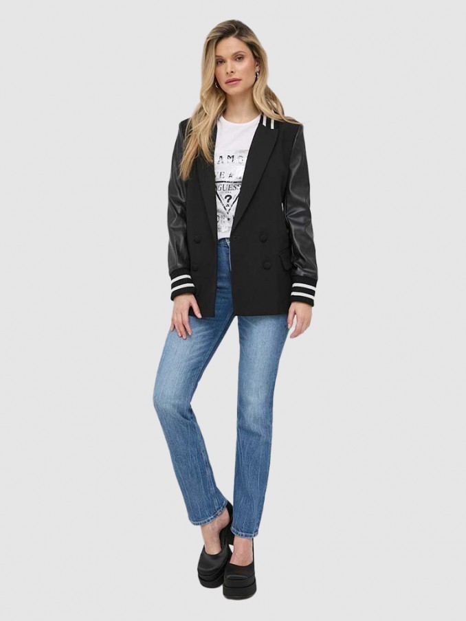 Blazer Woman Black Guess - W3Rn39Wf762 - W3RN39WF762.2 - Mellmak