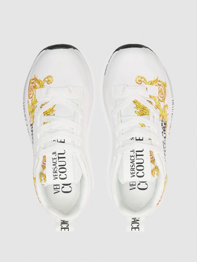 Sapatilhas Mulher Versace Branco - 74VA3SAA.1 - Mellmak