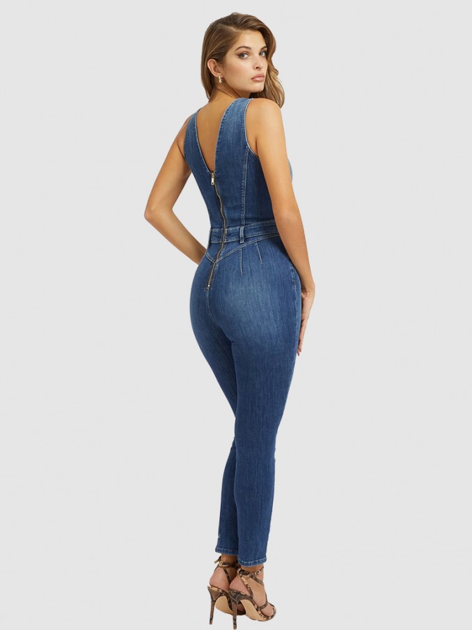 Overall Woman Jeans Guess - W3Gd38D4K95 - W3GD38D4K95.6 | Mellmak