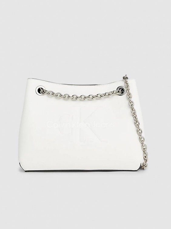 Calvin klein jeans white bag store