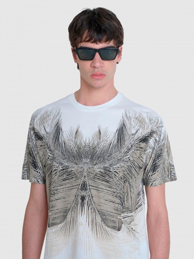 T-Shirt Homem Antony Morato Branco - MMKS02513FA100144.1 - Mellmak